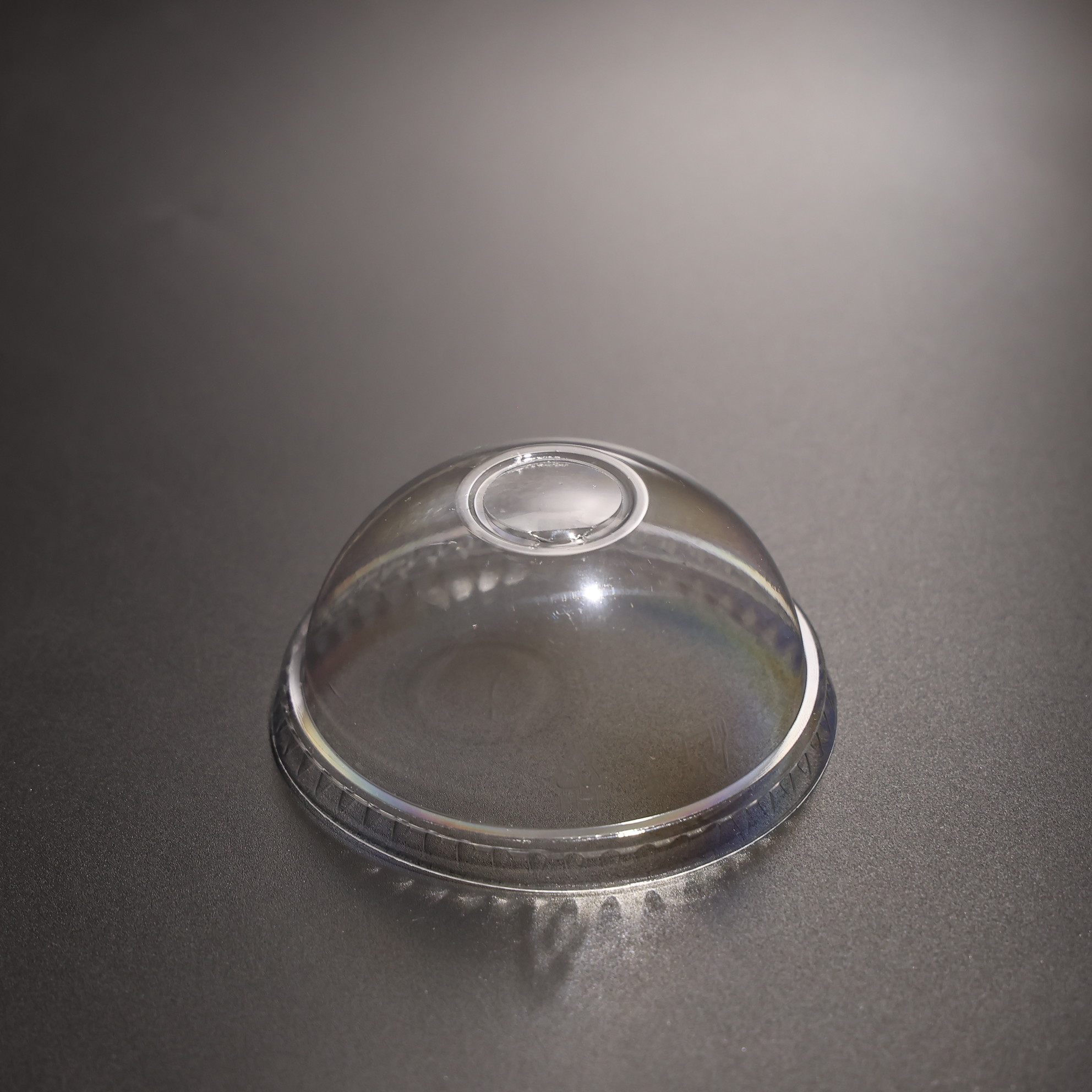 Transparent Plastic Cup Lid PET Material For Covering Sealing Cups BPA ...
